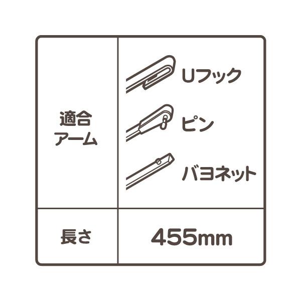 冬用 ウィンター スノー ワイパー ブレード セット フロント 455mm 18インチ・サバーバン タホ エスカレード アストロ シェビーバン ...