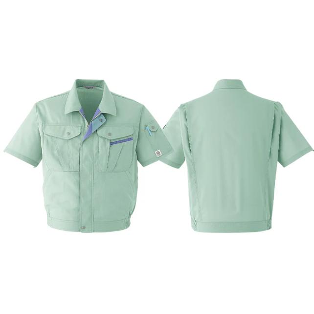 Asahicho 旭蝶繊維 アサヒチョウ E056 半袖ブルゾン（ノーフォーク） 作業服 作業着 仕事着 かっこいい ワークウェア 大きいサイズ : ワークウエイト - 通販 - Yahoo ...