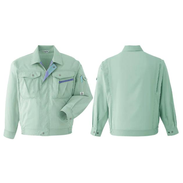Asahicho 旭蝶繊維 アサヒチョウ E057 長袖ブルゾン（ノーフォーク） 作業服 作業着 仕事着 かっこいい ワークウェア 制服 : asahi-e057 : ワークウエイト - 通販 ...