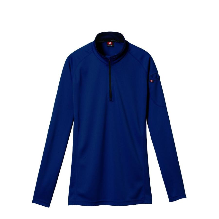 BURTLE burtle 413 バートル 長袖ジップシャツ 作業服 作業着 仕事着 かっこいい ワークウェア 制服 吸汗速乾 : ワークウエイト - 通販 - Yahoo!ショッピング