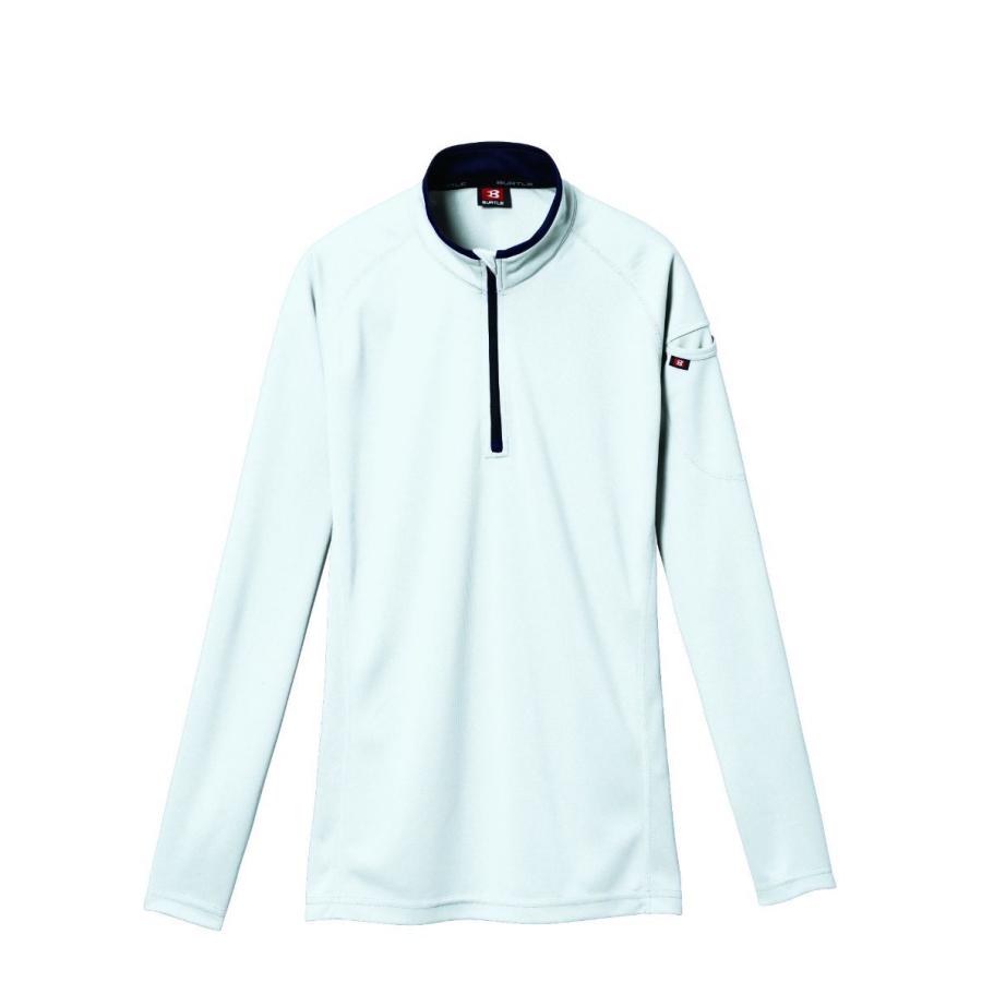 BURTLE burtle 413 バートル 長袖ジップシャツ 作業服 作業着 仕事着 かっこいい ワークウェア 制服 吸汗速乾 : ワークウエイト - 通販 - Yahoo!ショッピング