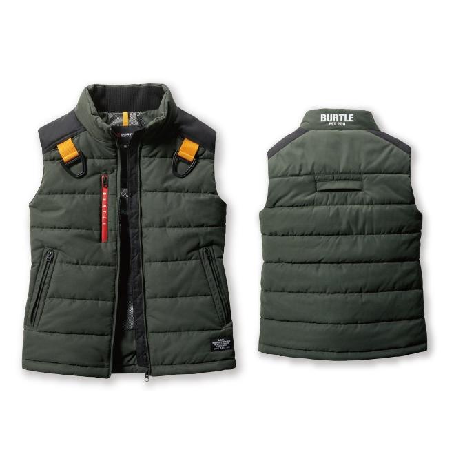 burtle 5044 防寒ベスト 作業服 作業着 仕事着 かっこいい ワークウェア 秋冬用 : ワークウエイト - 通販 - Yahoo!ショッピング