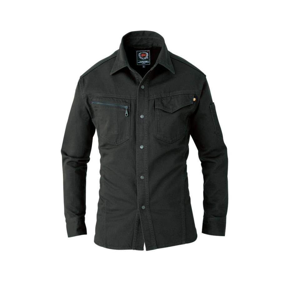 BURTLE burtle 5205 バートル 長袖シャツ 作業服 作業着 仕事着 かっこいい ワークウェア 秋冬用 : ワークウエイト - 通販 - Yahoo!ショッピング