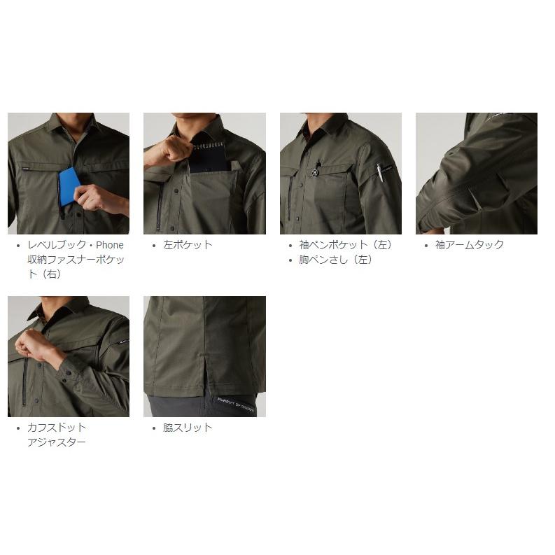 burtle 6215 長袖シャツ 作業服 作業着 仕事着 かっこいい ワークウェア 大きいサイズ 春夏用 : ワークウエイト - 通販 - Yahoo!ショッピング