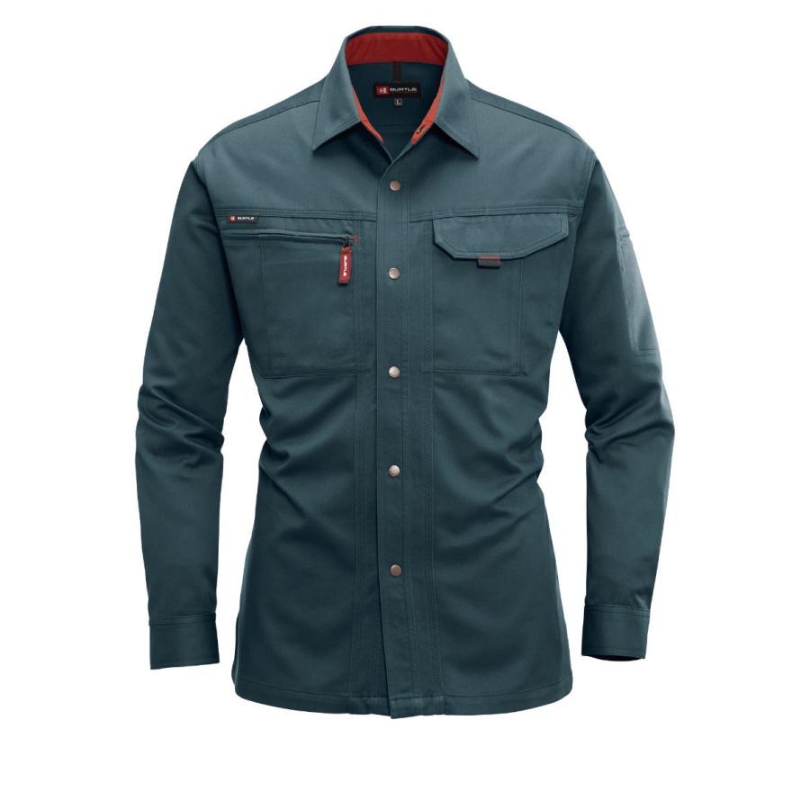 burtle 8015 バートル 長袖シャツ 作業服 作業着 仕事着 かっこいい ワークウェア 制服 : ワークウエイト - 通販 - Yahoo!ショッピング
