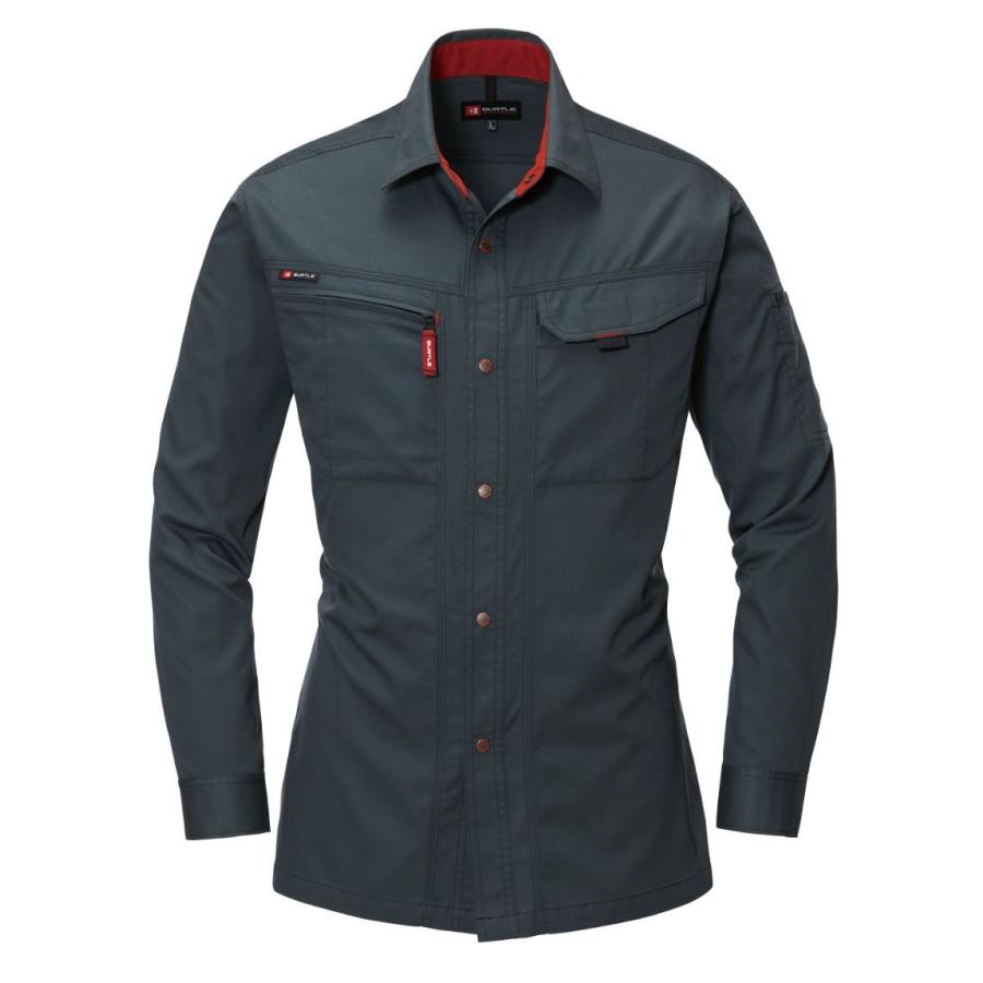 BURTLE burtle 8023 バートル 長袖シャツ 作業服 作業着 仕事着 かっこいい ワークウェア 制服 : ワークウエイト - 通販 - Yahoo!ショッピング