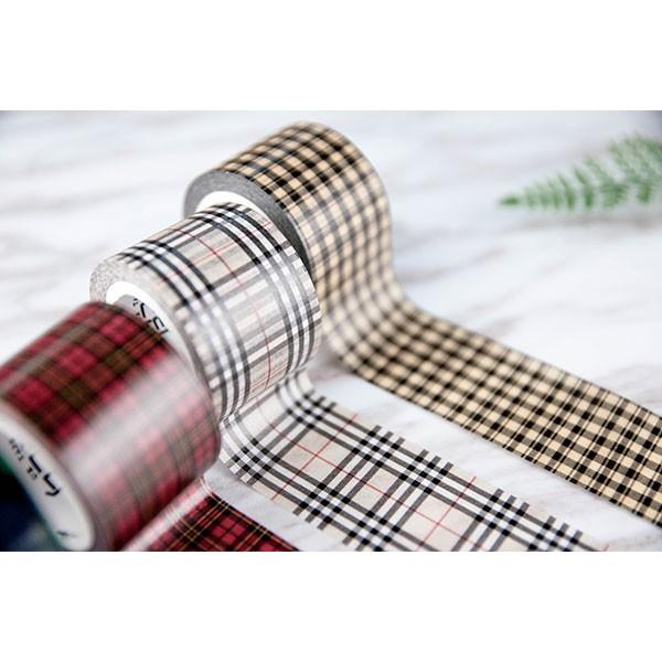 マスキングテープ 自己印 格紋 黄 30mm×10m ZCI 3030120 :2000000524153:シモジマラッピング倶楽部 ...