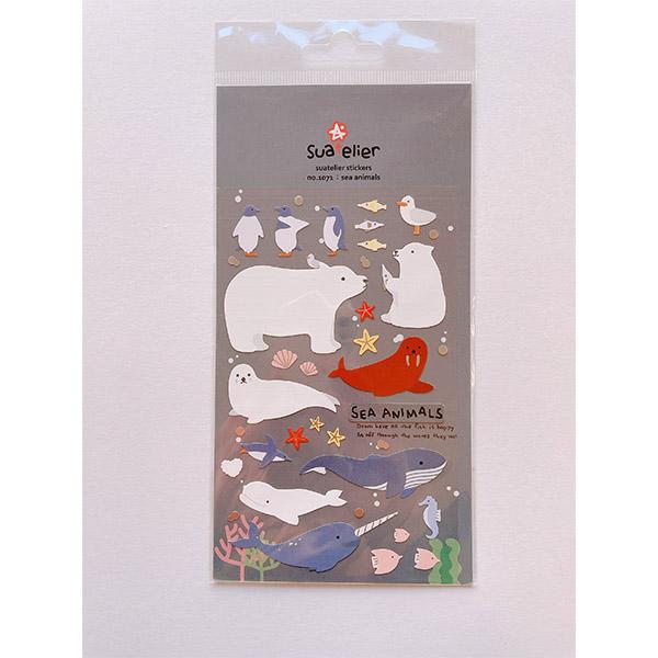 シートシール シール ステッカー S&C 韓国 Suatelier スワテリエ シーアニマル 1071 : シモジマラッピング倶楽部 Yahoo!店 - 通販 - Yahoo!ショッピング