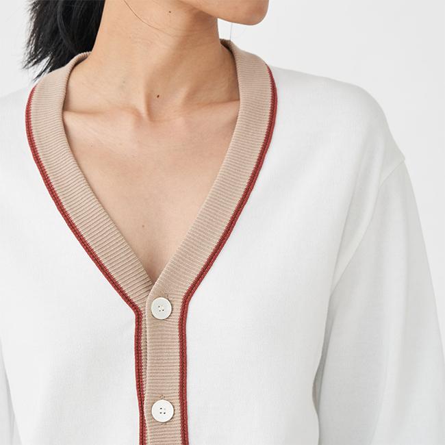 マカフィー TOMORROWLAND(トゥモローランド) MACPHEE(マカフィー) ドライコットン Vネックカーディガン 12-02-32-02201 : WR homme - 通販 ...