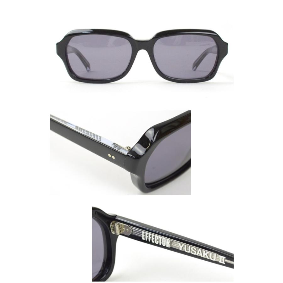 EFFECTOR エフェクター YUSAKU II ユーサク2 ブラック 松田優作 サングラス メガネ 眼鏡 アイウェア : WR homme - 通販 - Yahoo!ショッピング