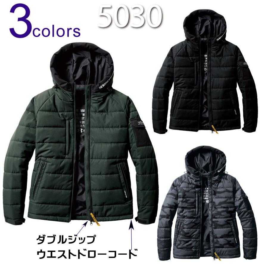 BURTLE バートル 5030 防寒フード付ジャケット 防水 撥水 防風 ジャンパー : ワークショップ アサヒ - 通販 - Yahoo!ショッピング