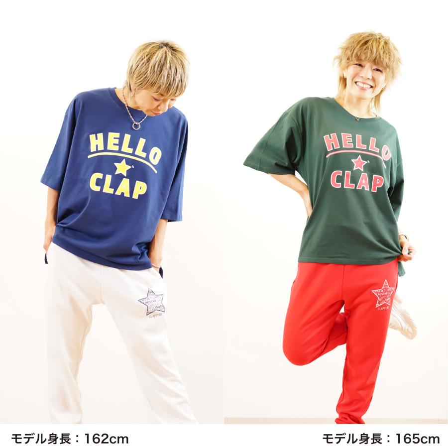 【clap】クラップ【4色】HELLO CLAP BIG Tee : Wstudio - 通販 - Yahoo!ショッピング