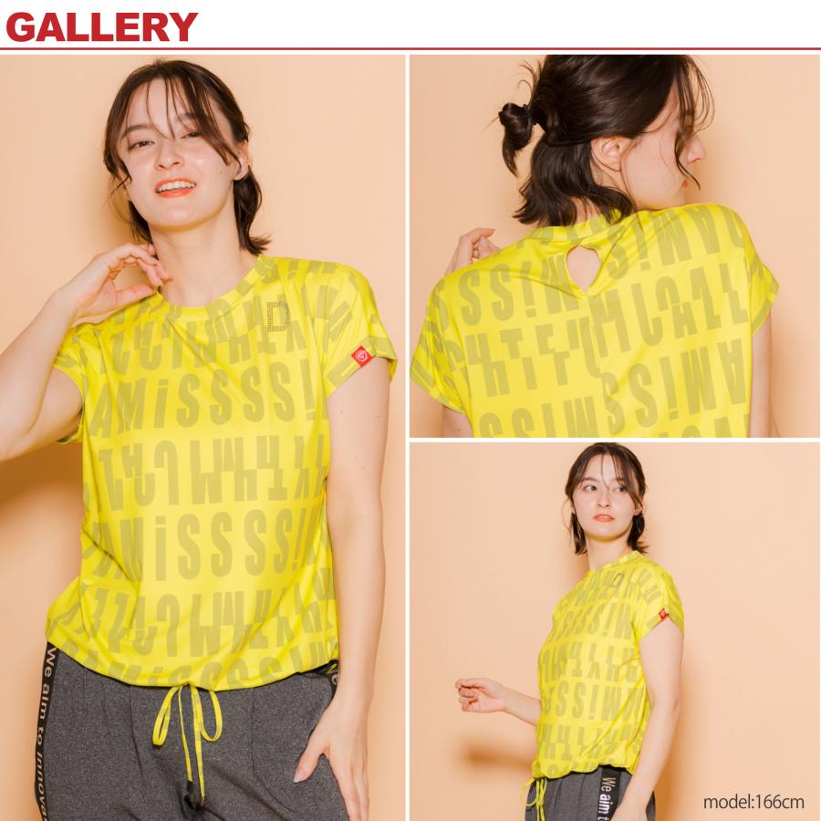 DA MiSS ダミス 全3色×2サイズ ロゴパターンドローコードTシャツ レディース トップス 半袖 damiss volume#16 ...