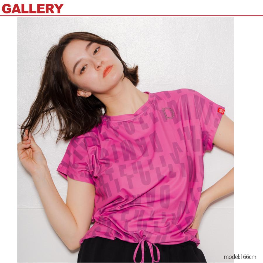 DA MiSS ダミス 全3色×2サイズ ロゴパターンドローコードTシャツ レディース トップス 半袖 damiss volume#16 ...