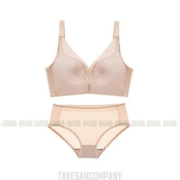 ブラジャー ショーツ セット かわいい 下着 レディース 上下セット ノンワイヤーブラジャー 3/4カップ シームレスブラ ショーツ 補正下 : aki-ny1-21092200163 ...