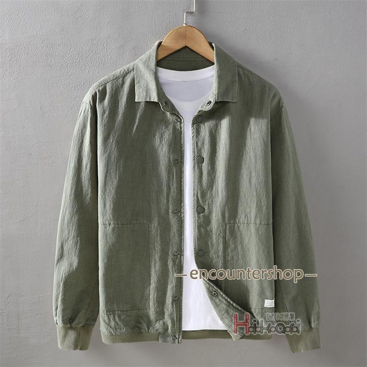 ブランド登録なし リネンジャケット メンズ サマージャケット 無地 麻ジャケット 綿麻ジャケット ジャケット シャツジャケット カジュアル : wuupa - 通販 - Yahoo!ショッピング