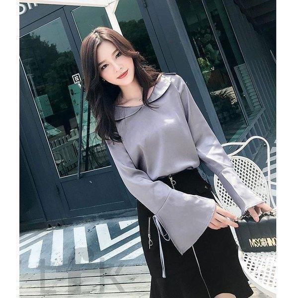 レディース シャツ 長袖 シフォンブラウス フォーマル トップス 大きいサイズ 無地 白 黒 シャツ ブラウス フォーマル 通勤 オフィス : ss-ncxb-20092853 : wuupa ...