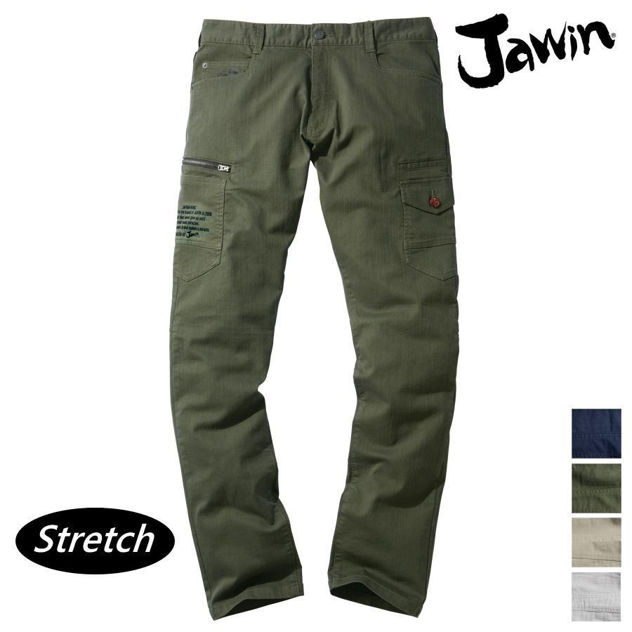 作業服 作業着 Jawin 57302 カーゴパンツ カラーデニム ストレッチ 春夏物 jc57302 自重堂 : jc57302 : WWJ ...