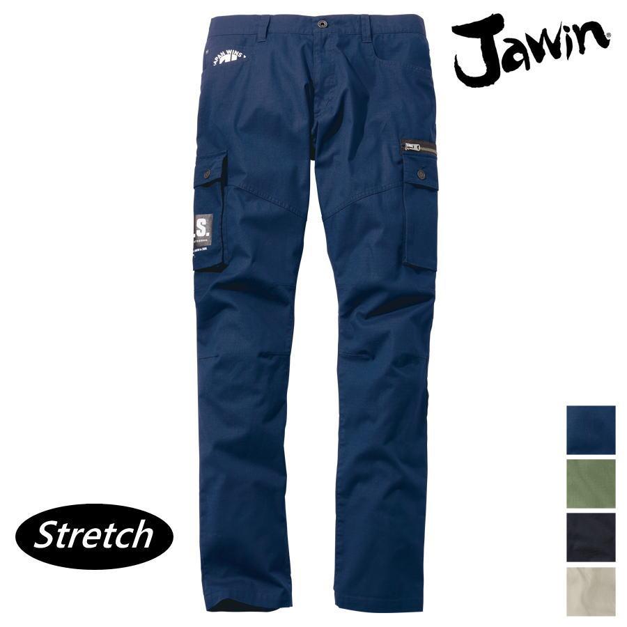 Jawin 作業服 作業着 57502 カーゴパンツ ノータック ストレッチ ミリタリーテイスト 春夏物 jc57502 自重堂 : WWJ-NET - 通販 - Yahoo!ショッピング