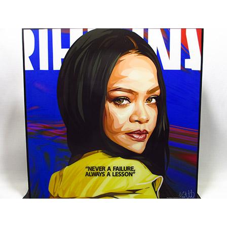【新品 No 673】 ポップアートパネル リアーナ RIHANNA : ポップアートギャラリー - 通販 - Yahoo!ショッピング