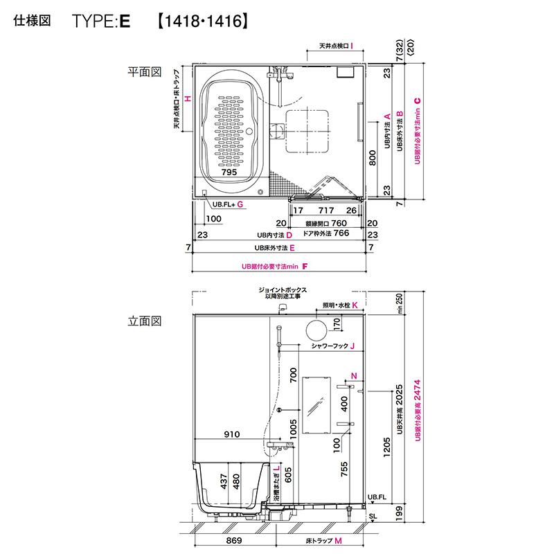LIXIL リノビオV BKWシリーズ Eタイプ 1416サイズ 写真セット 鏡面パネル BKW-1416LBE システムバスルーム（オプション対応，メーカー直送）【送料無料】 : bkw ...