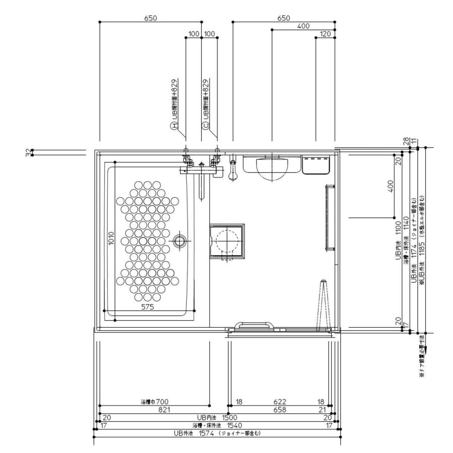 【送料無料】TOTO WHシリーズ 1115サイズ Tタイプ 基本仕様 マンションリモデルバスルーム(オプション対応，メーカー直送） : whv1115t-k : インテリアショップ 卓越商事 ...
