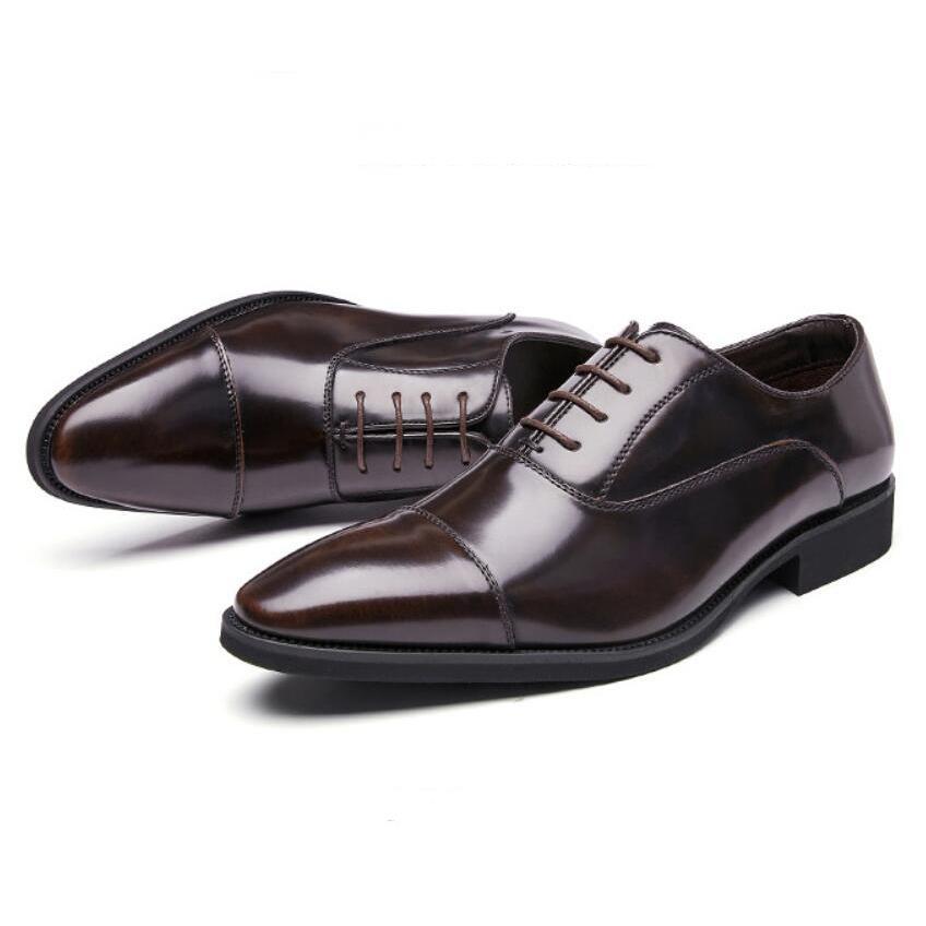 ビジネスシューズ メンズ 革靴 本革 高級紳士靴 ストレートチップ