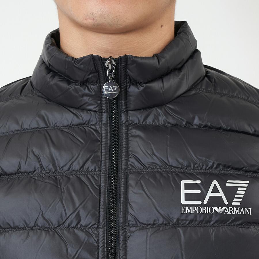 EMPORIO ARMANI エンポリオアルマーニ EA7 ダウン CORE IDENTITY 8NPQ01 PN29Z 1200 BLACK/WHITE : テザーレブランドショップ ...