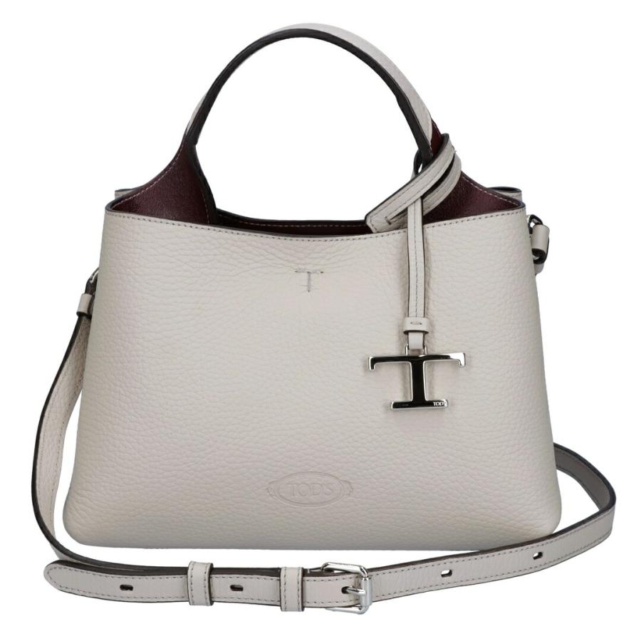トッズ TOD’S 2WAYバッグ Tタイムレス XBWAPAEL000 QRI 5O90 GRIGIO グレー レザーバッグ マイクロ : 43873746 : テザーレブランドショップ ...