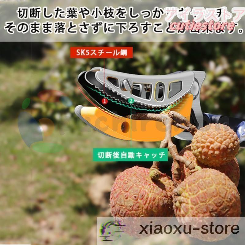 高枝切りバサミ 3m 4m 5m 伸縮式高枝切鋏 鋸付き 伸縮式 剪定鋏 高枝鋏 高枝用 SK5 高所 園芸用はさみ 太枝切鋏 枝切り 枝分け 高枝切り鋏 万能はさみ ...