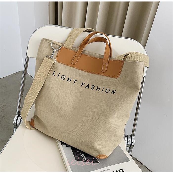 トートバッグ ショルダーバッグ カバン レディース 無地 プリント 切り替え A4 通勤バッグ 通学 旅行 布 シンプル 肩掛け かわいい ビジネス カジュアル 軽量 : sbag039 ...