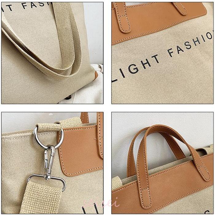 トートバッグ ショルダーバッグ カバン レディース 無地 プリント 切り替え A4 通勤バッグ 通学 旅行 布 シンプル 肩掛け かわいい ビジネス カジュアル 軽量 : sbag039 ...