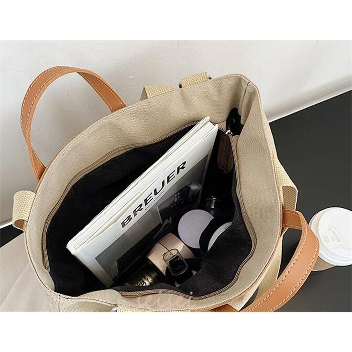 トートバッグ ショルダーバッグ カバン レディース 無地 プリント 切り替え A4 通勤バッグ 通学 旅行 布 シンプル 肩掛け かわいい ビジネス カジュアル 軽量 : sbag039 ...