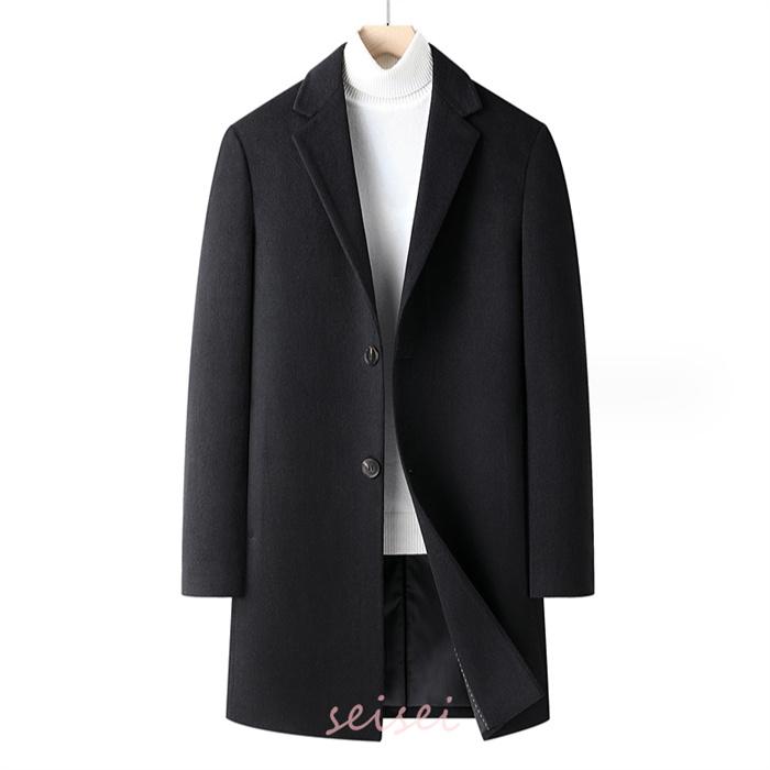 チェスターコート 秋冬 メンズ ロングコート ビジネスコート 中綿