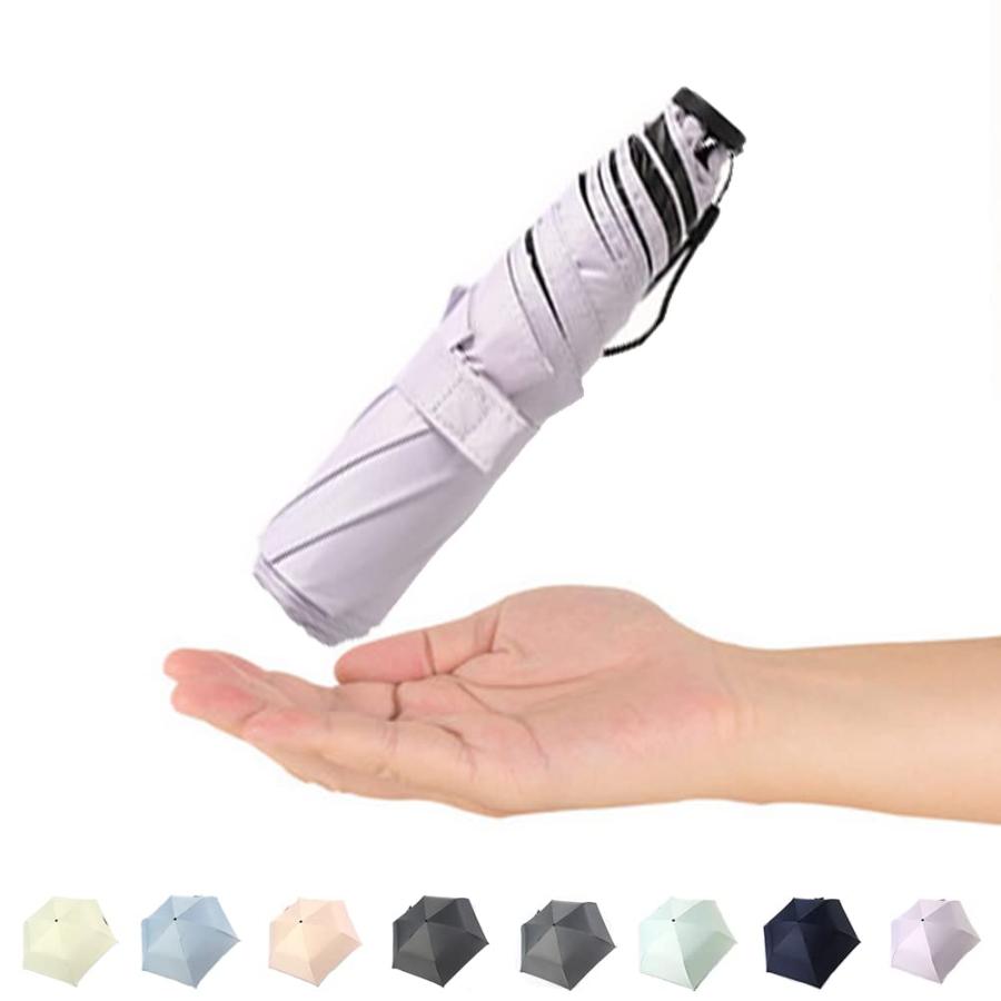 【超軽量130g】折りたたみ傘 日傘 レディース おしゃれ 晴雨兼用 遮光 UVカット UPF50+ 100遮熱 メンズ 手動開閉 6本傘骨 紫外線遮断 耐風撥水 携帯便利 収納ポ ...