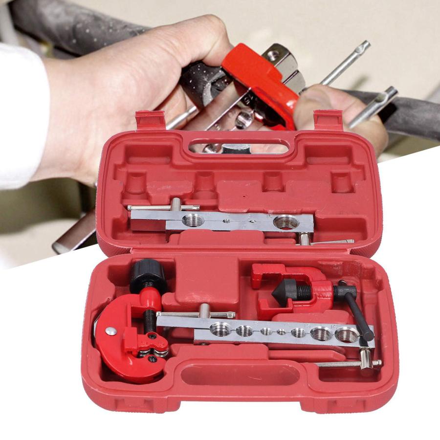 フレアリングスエージングツールキット、フレアリングスエージングツールキット銅管アルミニウムパイプリーマーセット手動ハードウェアツール :p210048835fce:xixi68 - 通販 ...