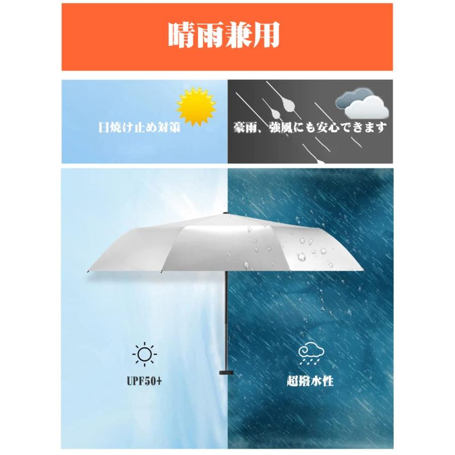 折り畳み傘【超軽量243g?4cm薄型化】おりたたみ傘 収納16cm 日傘 メンズ U Vカット完 全遮光 UFP50+ 遮光遮熱 耐風撥水 晴雨兼用 携帯便利 6本骨 手開き式 コン ...