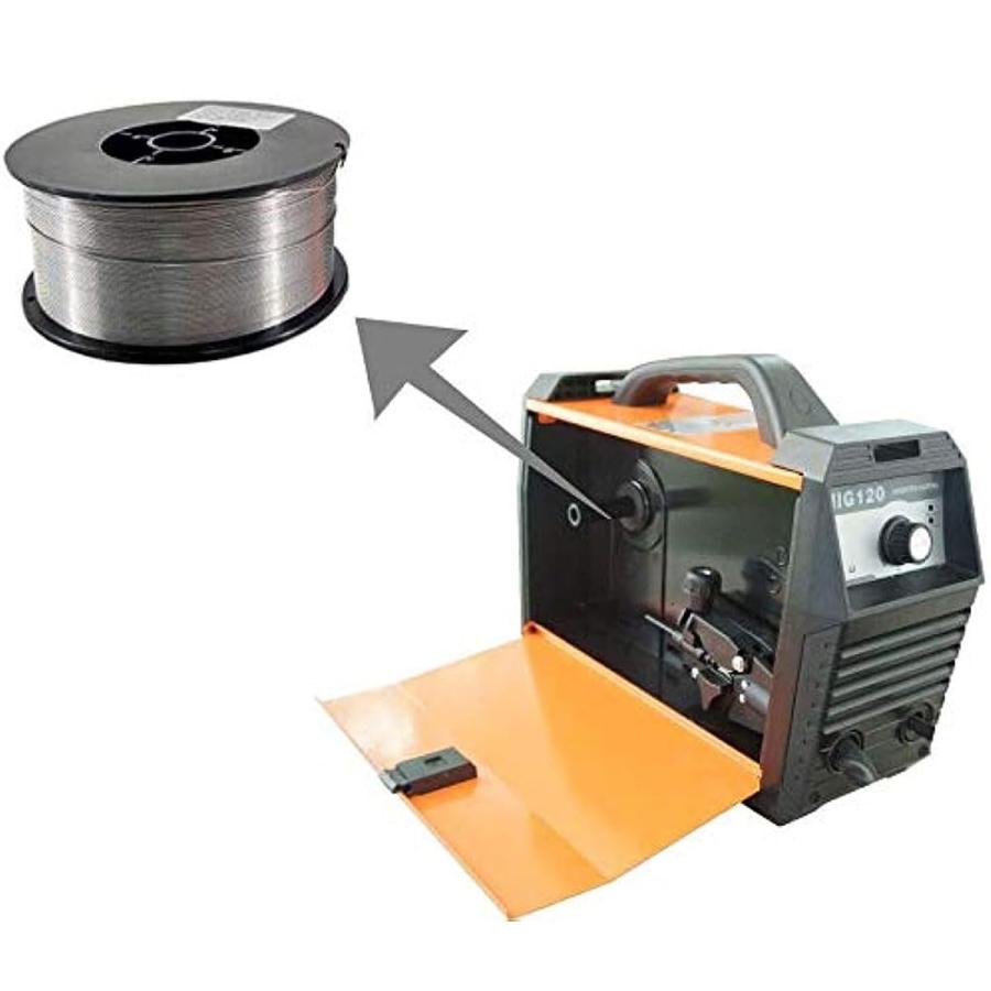 溶接ワイヤ 1kg E304ステンレス鋼溶接ワイヤースプール フラックス入り セルフシールド ガスレス ノンガス 低スパッタ 溶接機 半自動溶接 軟鋼 軟鉄 屋外作業 ...