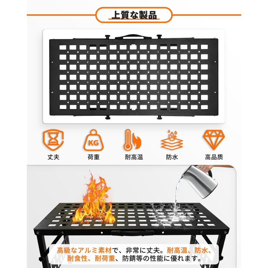 スズキ ジムニー JB64 JB74 天井ラック 収納ラック キャンプ テーブル アウトドアテーブル BBQ 折畳みテーブル トランク拡張棚 収納 荷物棚 吊り下げ収納 ラゲッ ...