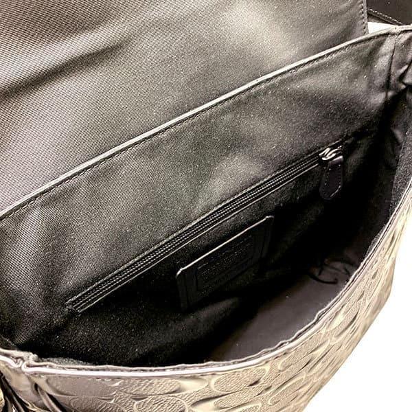 COACH（コーチ） 送料無料 4006 バッグ メンズ ショルダーバッグ シグネチャー レザー ヒューストン マップ バッグ QB/BK ...