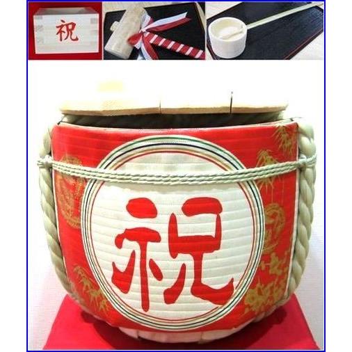 鏡開き 空樽蓋取れ祝赤72L上げ底18L入り備品付き :ki7218:樽吉枡子ウラノ商会 - 通販 - Yahoo!ショッピング