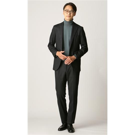 AOYAMA 【洋服の青山】秋冬用 ネイビー系 プレミアムスタイリッシュスーツ【RELAXING MODEL】【BISHU JAPAN】 HILTON : 洋服の青山PLUS - 通販 ...