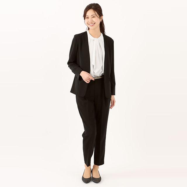 AOYAMA 【洋服の青山】 セットアップ可 フロントホック Vカラー AOYAMA 【洋服の青山】 セットアップ可 フロントホック Vカラー