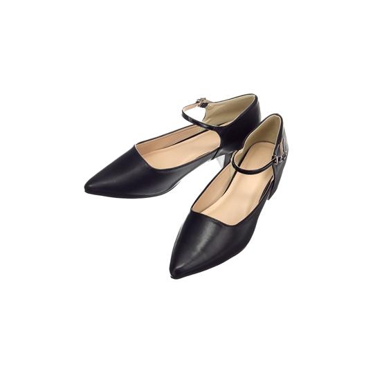 AOYAMA 【洋服の青山】ブラック系 ポインテッドトゥパンプス【アンクルストラップ】 ANCHOR WOMAN : 洋服の青山PLUS - 通販 - Yahoo!ショッピング