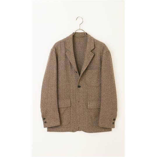 AOYAMA 秋冬用 ブラウン系 ノッチドラペル3ボタン段返りジャケット MORLES : 洋服の青山PLUS - 通販 - Yahoo!ショッピング