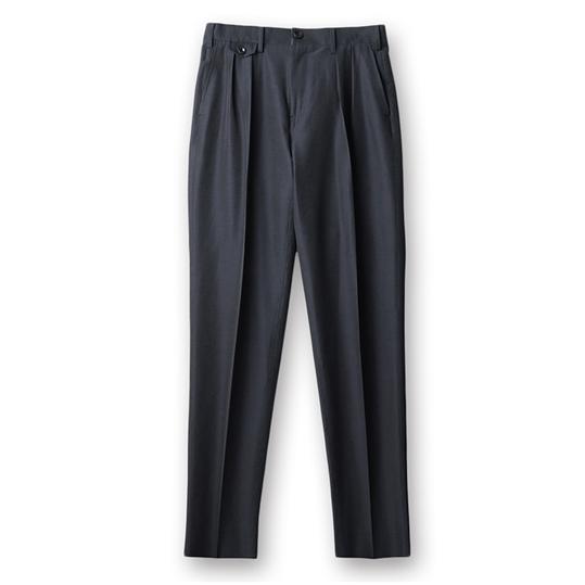 【洋服の青山】春夏 ネイビー系 ツータックワイドテーパードパンツ MORLES メンズ ビジネス カジュアル 大きいサイズ ツータック おしゃれ かっこいい S〜3L : mopt3303 ...