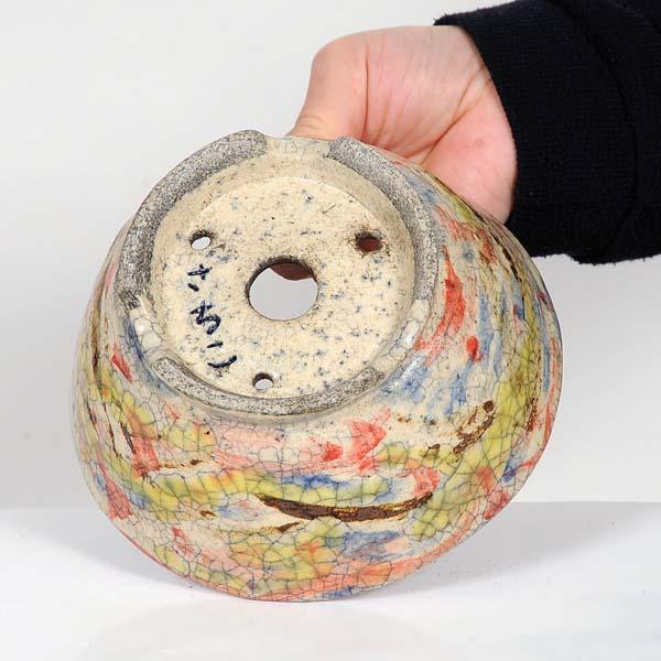 現代小鉢：越前文山（さちこ） 丸鉢 14.5cm【現】 : 遊恵盆栽 Yahoo!店 - 通販 - Yahoo!ショッピング