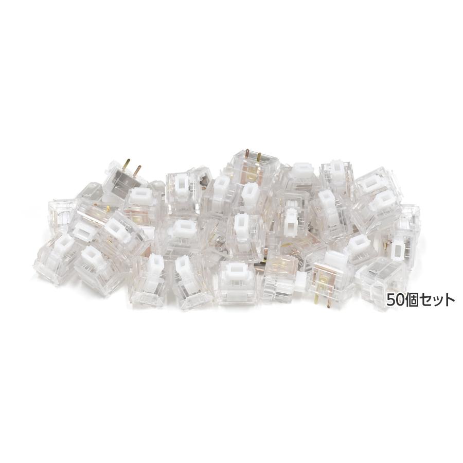 Matias Click switch White 50個セット : ダイヤテックオンラインYahoo!店 - 通販 - Yahoo!ショッピング