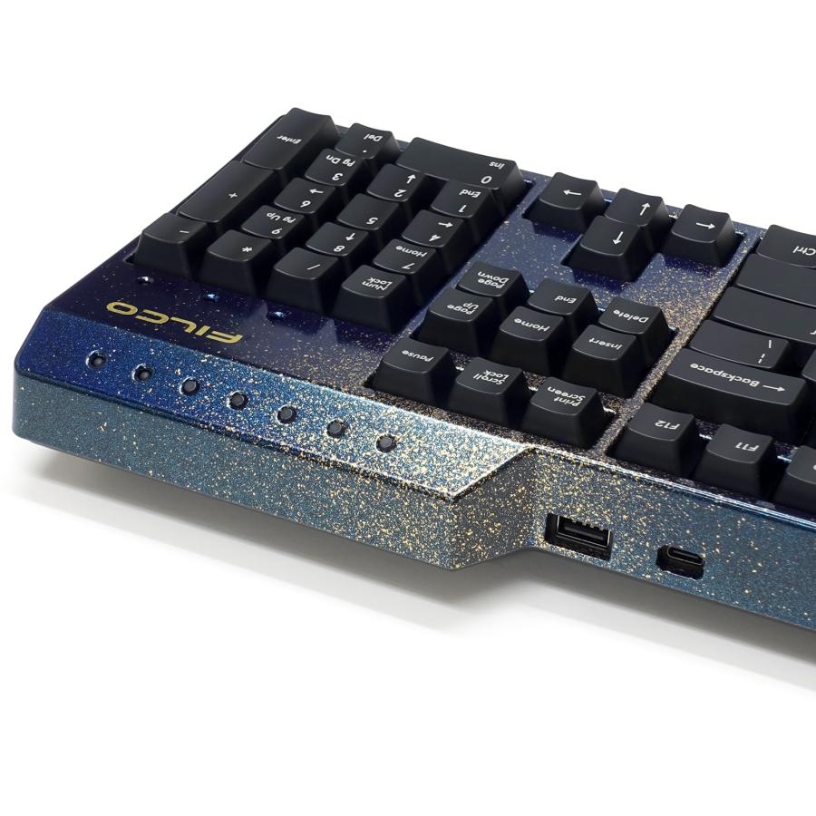 FILCO Majestouch Convertible 3 漆銀河金モデル 静音赤軸 フルサイズ 英語配列 104キー US ASCII ...