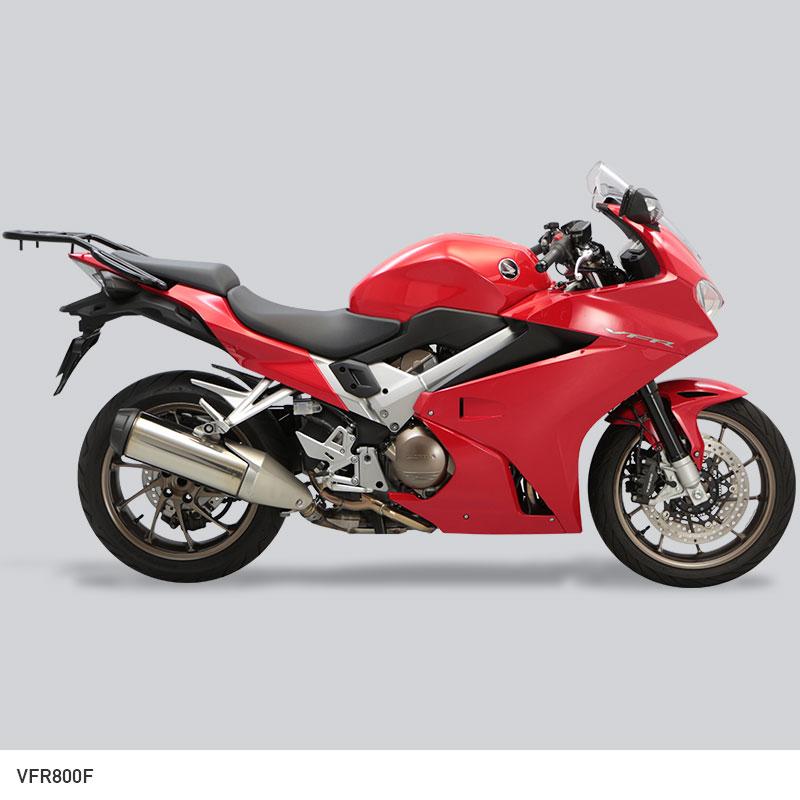 ENDURANCE（バイク） ENDURANCE（エンデュランス）VFR800F RC79 タンデムグリップ付き リア キャリア + リアボックスセット50L ブラック バイク ...